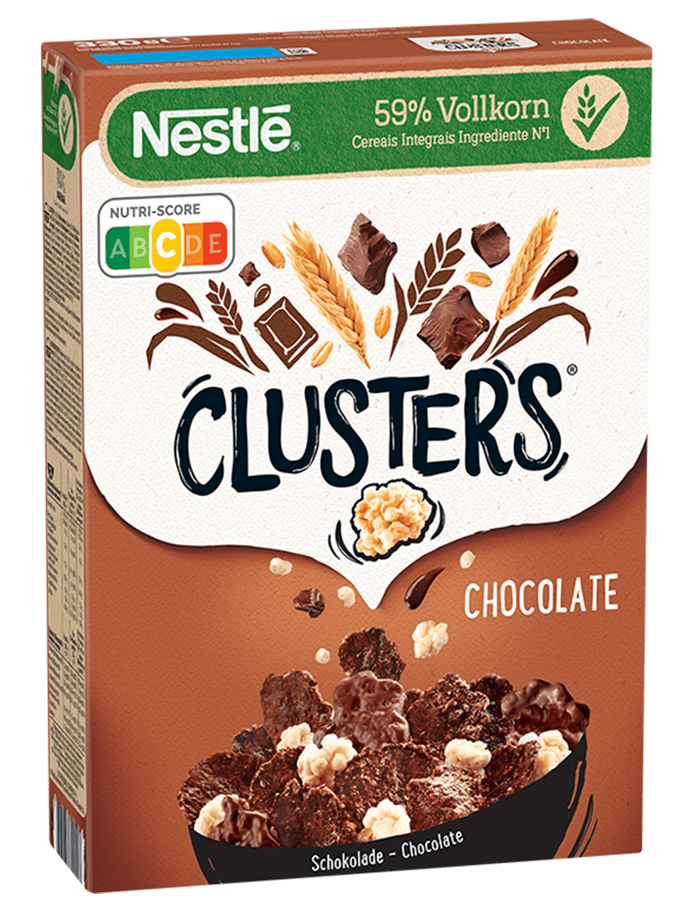 CLUSTERS Chocolade Cerealien- mit Vollkorn! |Nestlé Cerealien