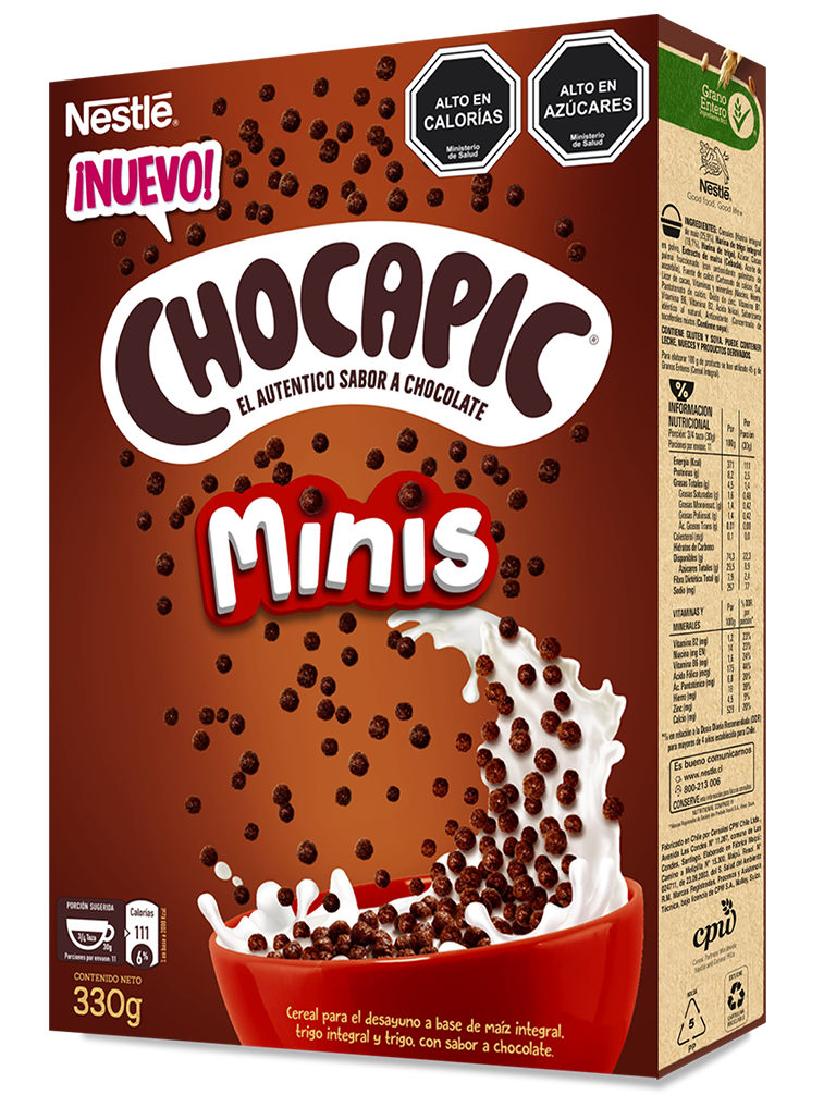 NUEVO CHOCAPIC® MINIS, Mini tamaño, Gran sabor
