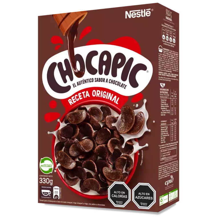 Chocapic ® cereal sin azúcar con el auténtico sabor a chocolate