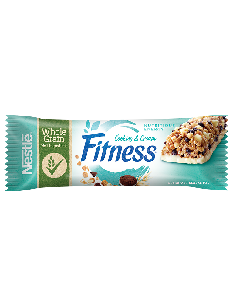 FITNESS cereální tyčinka Cookies & Cream