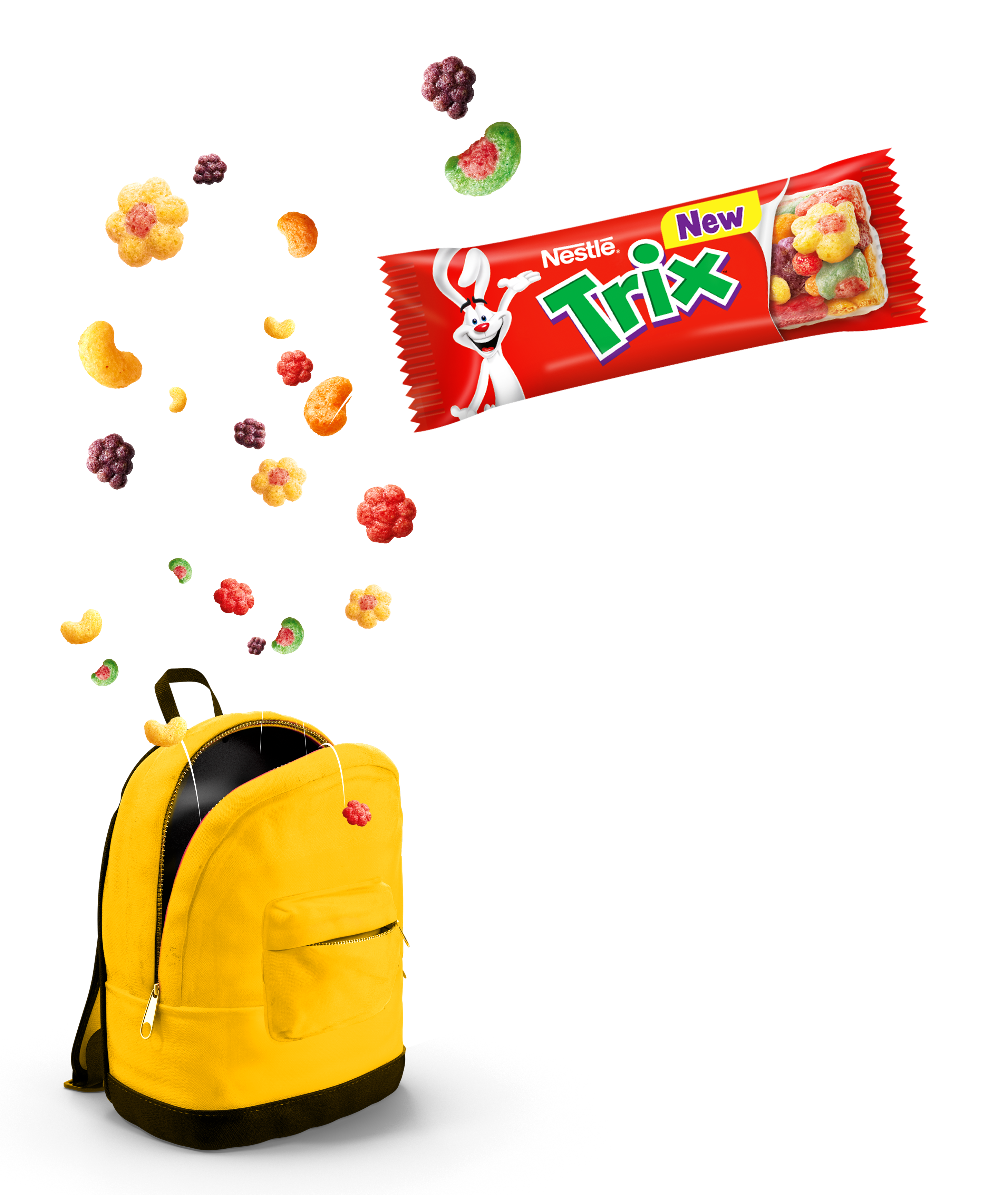 Cereální tyčinka Trix® s ovocnou příchutí rozzáří ráno vašich dětí!