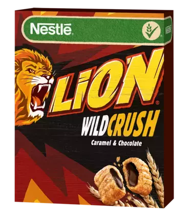 Cereálie Lion – karamelové a čokoládové snídaňové cereálie | Cereálie ...