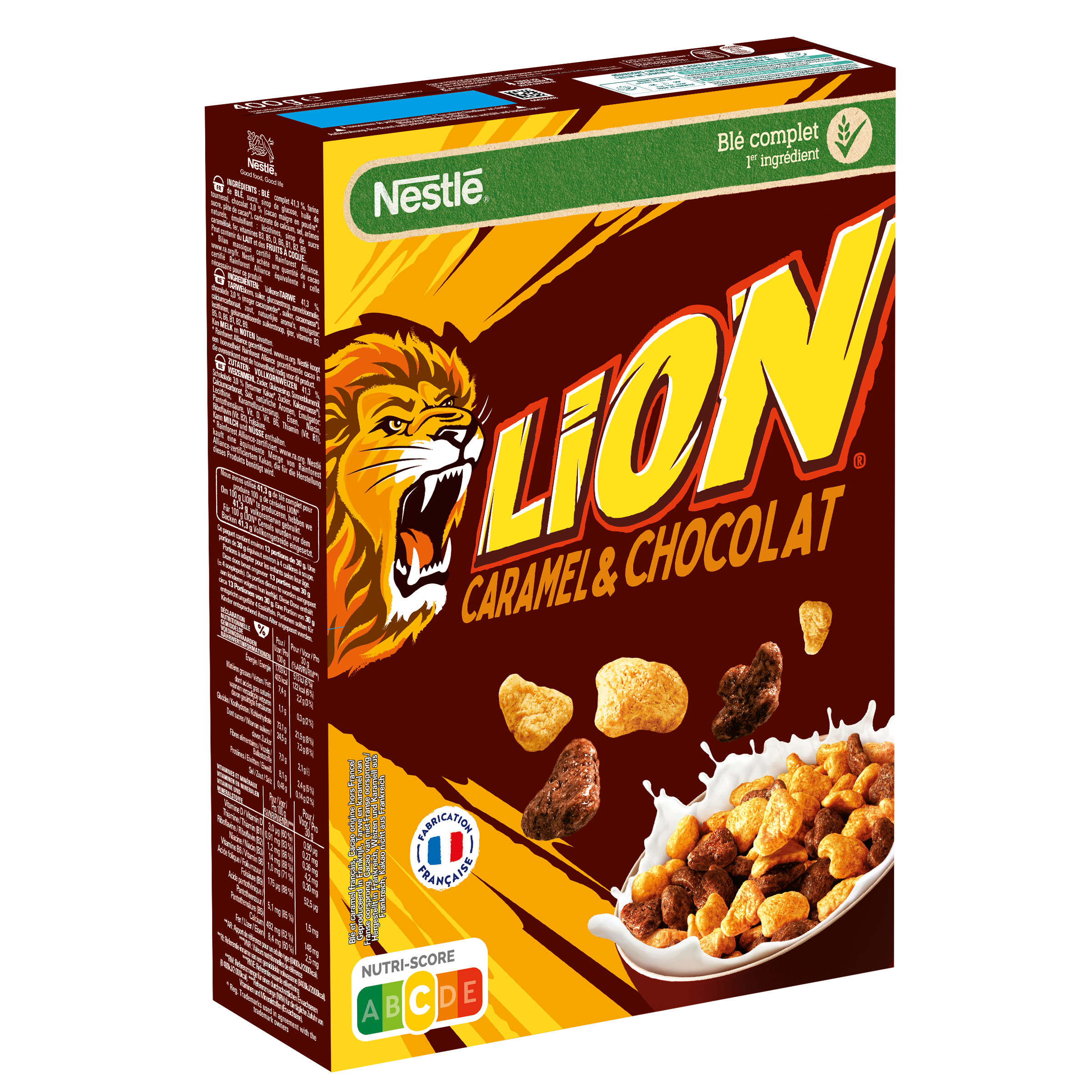 LION® - Céréales caramel et chocolat | NESTLÉ® Céréales