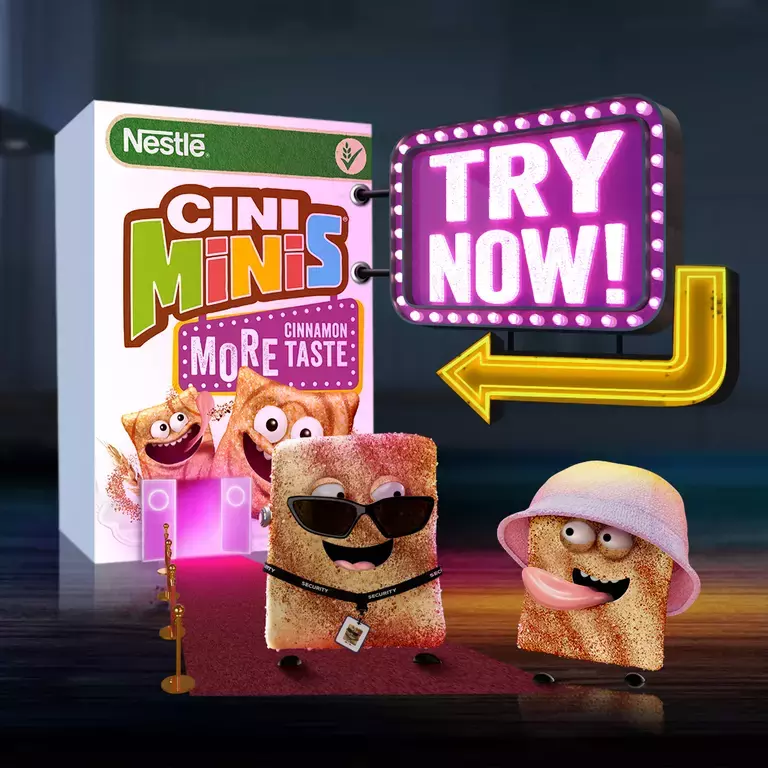 Cini-Minis - Tasty Cinnamon Squares | Nestlé Cereals