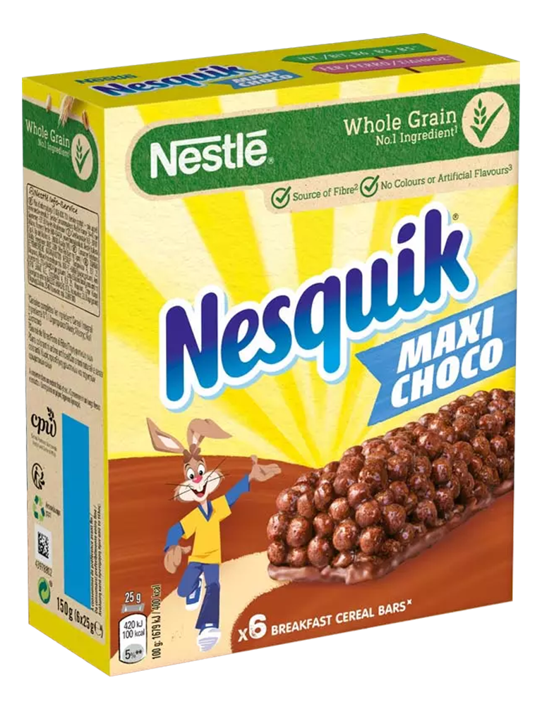 Μπάρες Δημητριακών Πρωινού Nesquik® Maxi Choco | Δημητριακά Nestlé