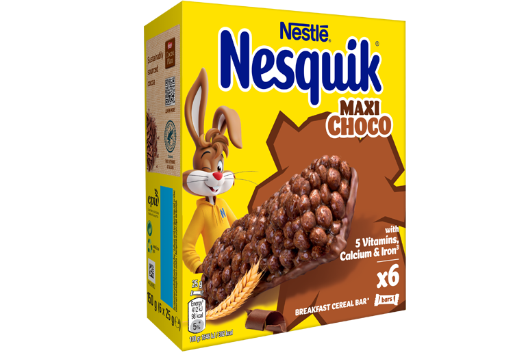 Μπάρες Δημητριακών Πρωινού Nesquik® Maxi Choco | Δημητριακά Nestlé