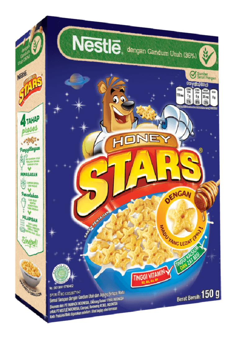 Sereal Nestlé Honey Stars 150g | Produk | Sereal Nestlé