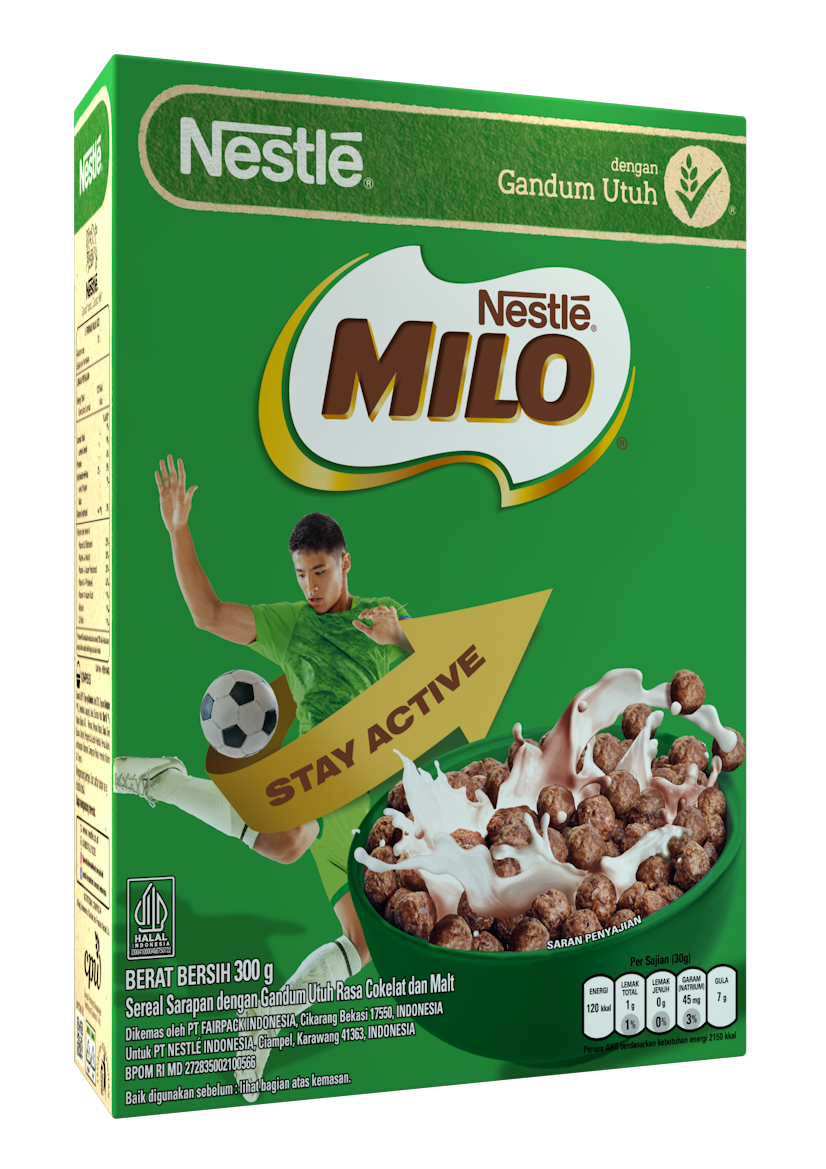 MILO CEREAL - Gandum Utuh dalam Sereal MILO| Sereal Sarapan Nestlé