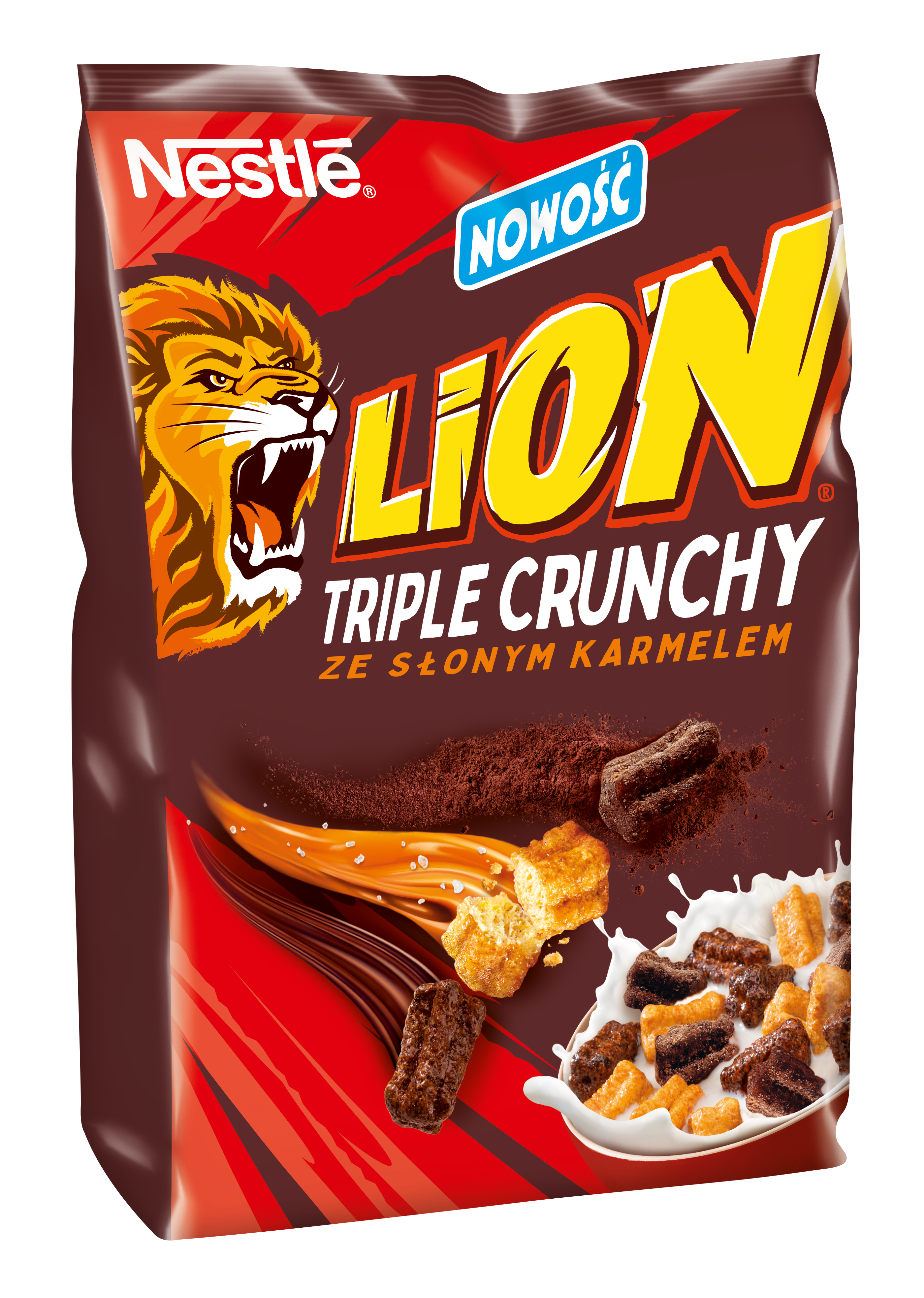 LION® Triple Crunchy | Płatki śniadaniowe Nestlé