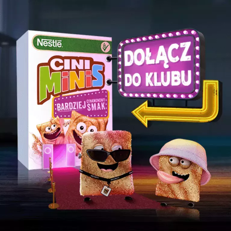 CINI MINIS- smakowite kwadraciki cynamonowe| Nestlé Płatki Śniadaniowe