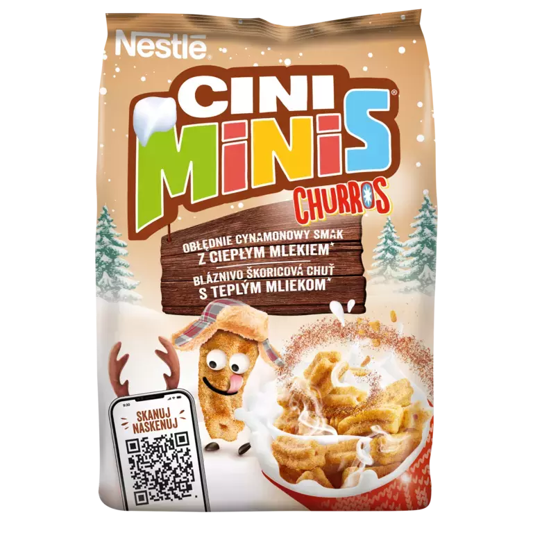 CINI MINIS- smakowite kwadraciki cynamonowe| Nestlé Płatki Śniadaniowe