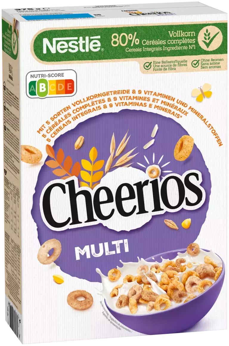 MultiCheerios com 5 cereais integrais | Cereais NESTLÉ®