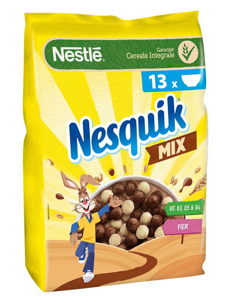 Cereale Nesquik Duo | Nesquik Duo | Cereale de mic dejun Nestlé