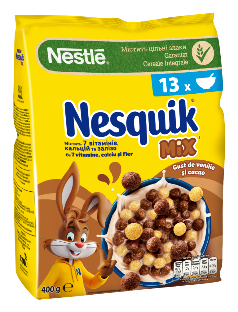 Cereale Nesquik Duo | Nesquik Duo | Cereale de mic dejun Nestlé