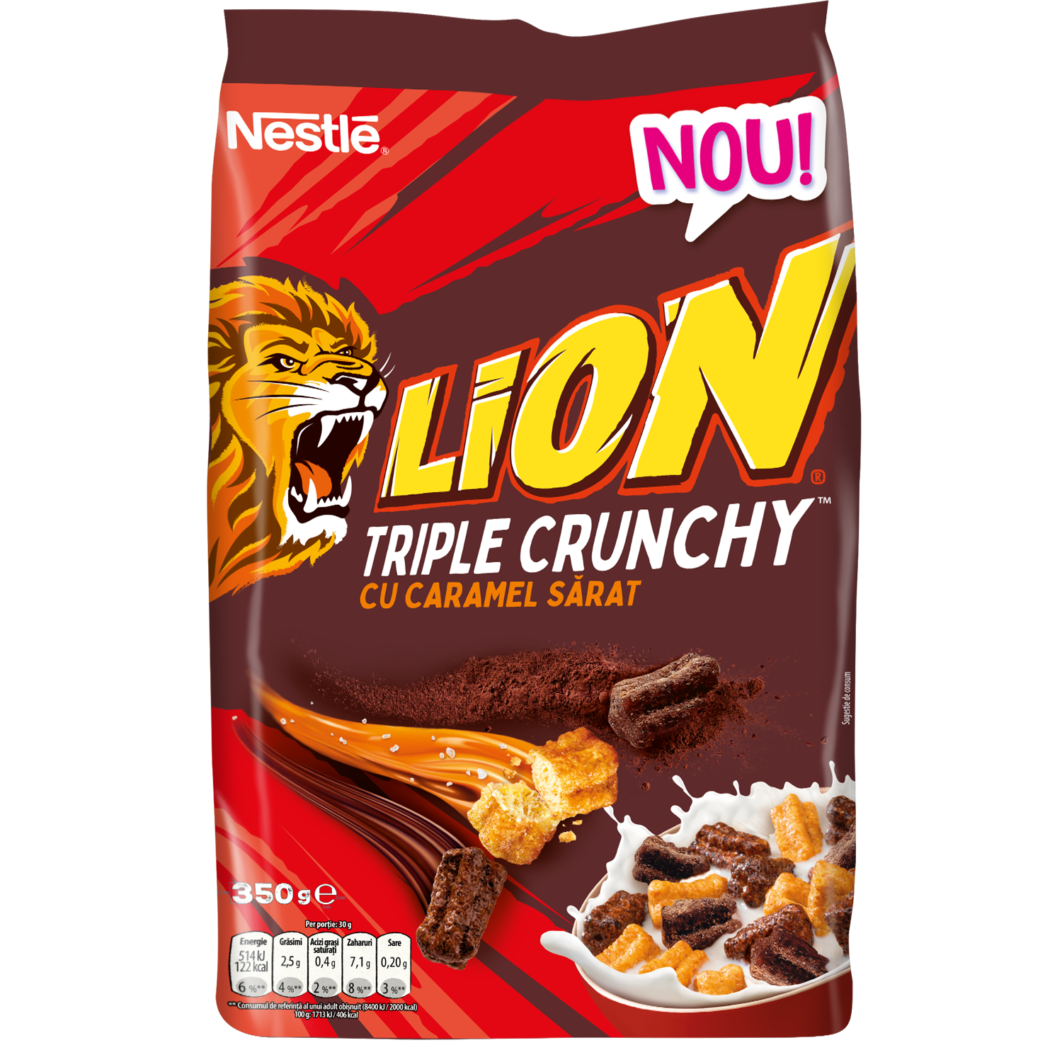 Cereale mic dejun Lion® Triple Crunchy | Nestlé Cereals