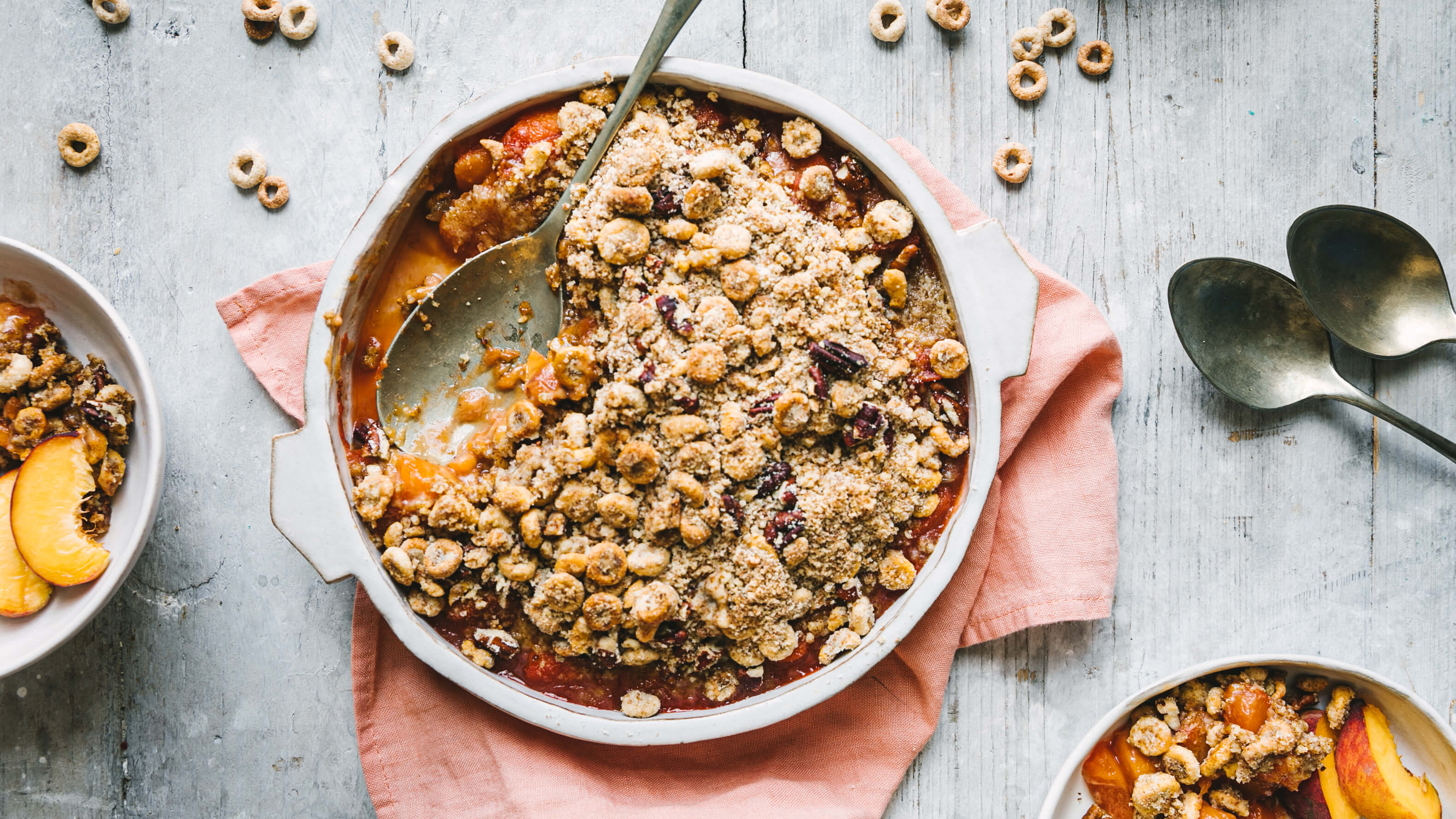 Cheerios® Peach Crumble Recipe | Nestlé Cereals