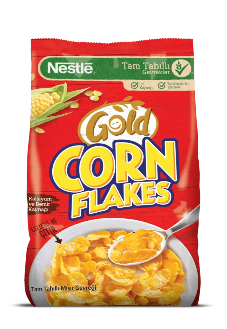Nestlé Gold Corn Flakes Tahıllı Mısır Gevreği | Nestlé Cereals
