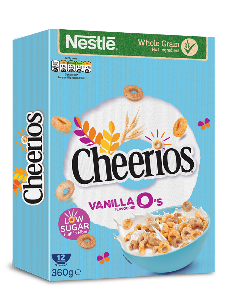 Cheerios® Vanilla O's | Low Sugar Cheerios | Nestlé Cereals