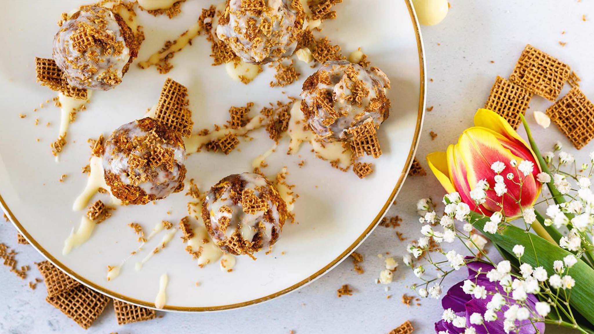No-Bake Shreddies® Carrot Cake Balls Recipe | Nestlé Cereals