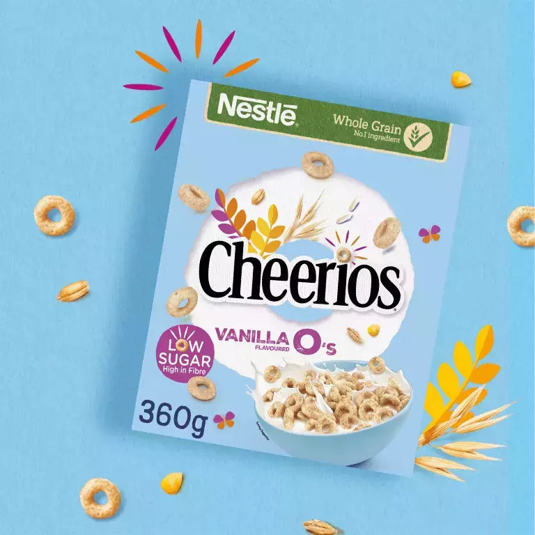 Cheerios® Vanilla O's | Low Sugar Cheerios | Nestlé Cereals